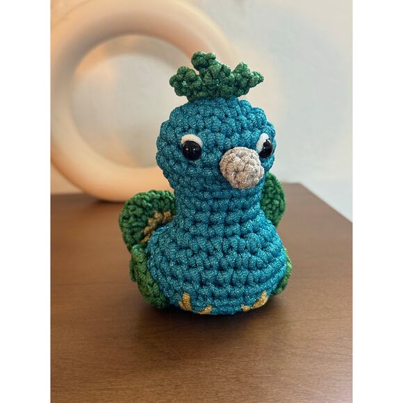 The Woobles | Art | Premade Plushie The Woobles Reginald The Peacock ...